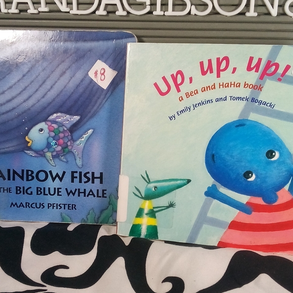 Other | 3 For 1 Rainbow Fish And The Big Blue Whale Up 2 Kids Books ...